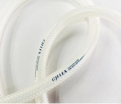 Cina Annullare 1/8 di tubo flessibile intrecciato flessibile della tubatura sicura del silicone dell'alimento di identificazione OD9mm 50m/Roll in vendita