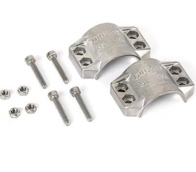 Cina BACCANO EN14420 2817 morsetti di Bolt dell'acciaio inossidabile della fascetta stringituba di norma 22mm in vendita