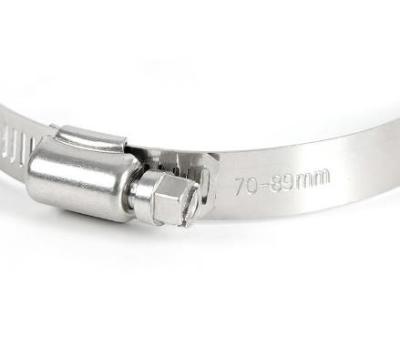 Cina Accessori per tubi sanitari di SS304 8-12mm singolo Pin Stainless Steel Hose Clamp in vendita