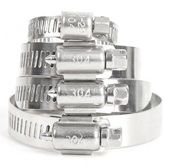 Cina Accessori per tubi sanitari di SS304 8-12mm singolo Pin Stainless Steel Hose Clamp in vendita