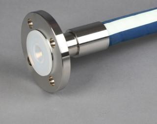 Cina PFA ha allineato i montaggi di tubo flessibile a 3/4 pollici della flangia 19mm del tubo con lo stinco dentato del tubo flessibile in vendita