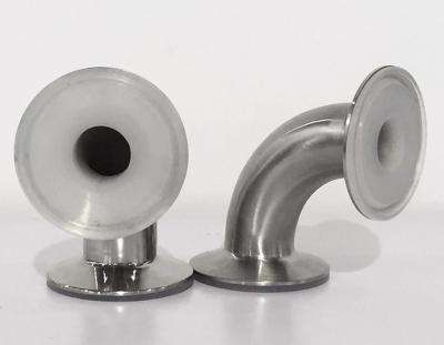Cina 50.5mm montaggi di gomito da 90 gradi/3A Ptfe hanno allineato il gomito con il tri morsetto in vendita