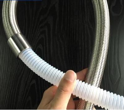 Cina lo spessore intrecciato ss Ptfe del tubo flessibile di teflon di identificazione di 19mm/0.90mm ha allineato il tubo flessibile in vendita
