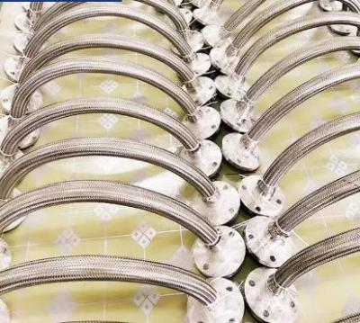 Cina tubo flessibile allineato teflon a 2 pollici 20m/Roll con la copertura intrecciata di acciaio inossidabile in vendita