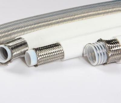 Cina tubo flessibile di teflon complicato della copertura spessa del silicone di 0.75~1.05mm/tubo flessibile allineato ptfe in vendita