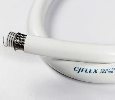 Cina tubo flessibile di teflon complicato della copertura spessa del silicone di 0.75~1.05mm/tubo flessibile allineato ptfe in vendita