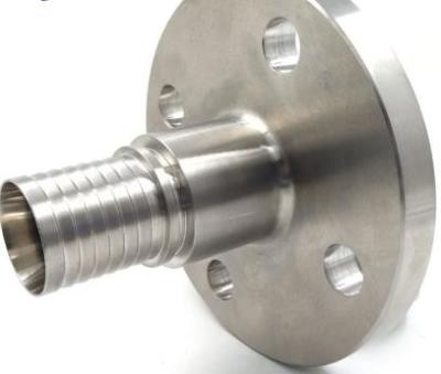 Cina Flangia fissa degli accoppiamenti di tubo flessibile di acciaio inossidabile dell'en PN16 con lo stinco dentato del tubo flessibile in vendita