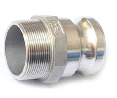 Cina Tipo montaggi a 6 pollici degli accoppiamenti di tubo flessibile di acciaio inossidabile di D152S6-NPT del Camlock di D in vendita