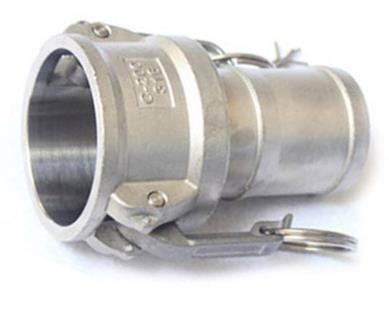 Cina Tipo montaggi a 6 pollici degli accoppiamenti di tubo flessibile di acciaio inossidabile di D152S6-NPT del Camlock di D in vendita