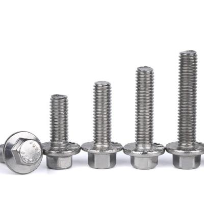 Cina Din6921 metrico DIN6923 ha dentellato la flangia Bolt della sfortuna e la norma matta di JIS in vendita
