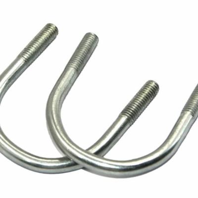 Cina Class4.8 ha galvanizzato il campione del acciaio al carbonio di HDG U Bolt disponibile in vendita