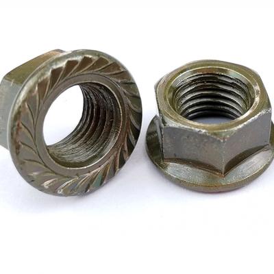 Cina Dado della flangia della testa esagonale placcato zinco della classe 6,8 8,8 HDG Dacromet in vendita