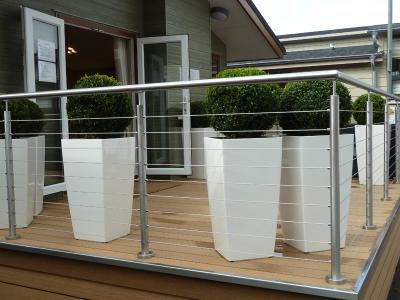 China Dubai Stainless Steel Railings Design, Wire Railing For Decks for sale