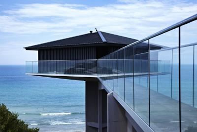 China Customized Glass Balcony Railing Prices, Aluminum U channel Railing for sale