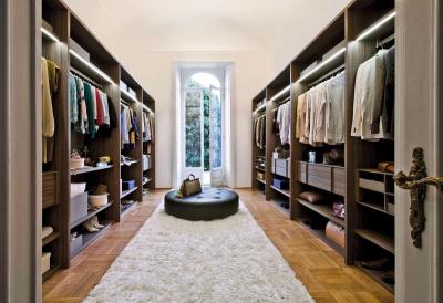 China Storage modern l shaped walk in closet in low price for sale