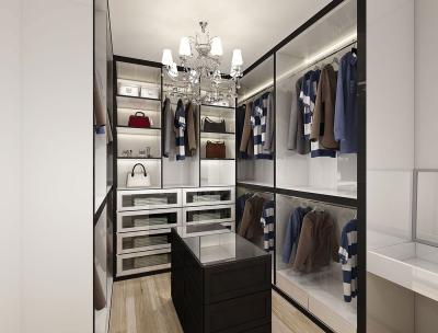 China Simple design wooden walk-in closet for bedroom living room cheap folding cupboard wardrobe for sale