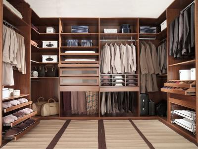 China Furniture melamine laminate wood veneer walk-in bedroom wardrobe closet for sale