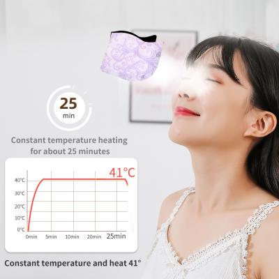 Cina Maschera per occhi a vapore naturale a compressione calda a vapore caldo a secco in vendita