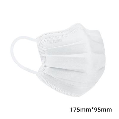 Cina Nero Blu Maschera chirurgica a 3 strati Disposable Logo personalizzato in vendita