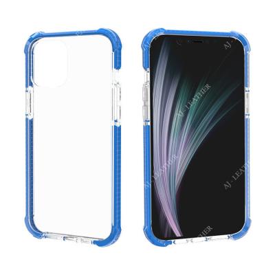 Cina Iphone12 casse blu traslucide del telefono cellulare della radura di serie PMMA in vendita