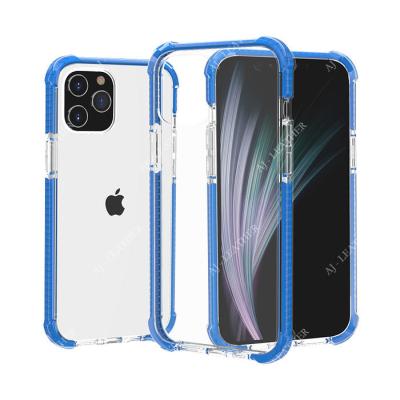 Cina Iphone12 casse blu traslucide del telefono cellulare della radura di serie PMMA in vendita