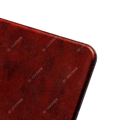 Cina Supporto di cuoio genuino della cancelleria dell'ufficio di Brown 245mm in vendita