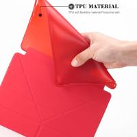 China Auto Wake PU Leather Case Kickstand Smart Tablet Covers for sale