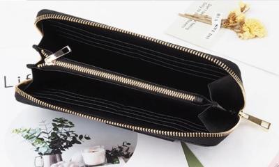 China Fashion Polyester  22cm Personalized Zipper Wallet for sale
