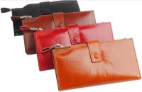 China Multi Pockets RFID Blocking 2.5cm Personalized Zipper Wallet for sale