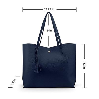 Cina Progettista di cuoio Bags delle signore della spalla 40cm del Faux delle nappe in vendita