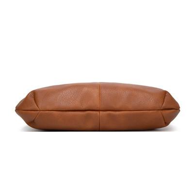 Cina Signora di lusso di cuoio nera Bags, borse della spalla 48cm dell'unità di elaborazione singola del braccio in vendita