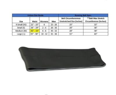 Cina ODM Flip Running Belt del poliestere di forma rotonda in vendita