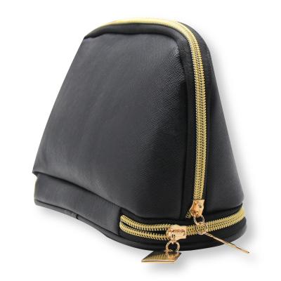 Cina Customized Black Saffiano PU Storage Bags For Traveler in vendita