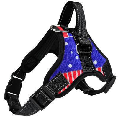 Cina Funzionamento respirabile riflettente di Mesh Fabric Dog Harness For in vendita