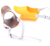 China Comfortable Wearing Anti Bite Dog Muzzle Eat Proof Silicone Material for sale