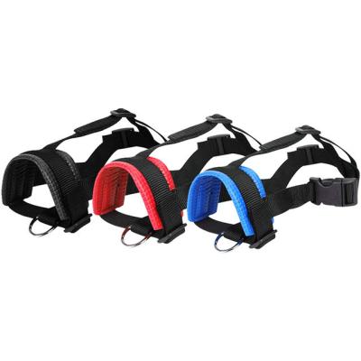 Cina Museruola regolabile respirabile del cane, museruola di nylon del cane del neoprene in vendita
