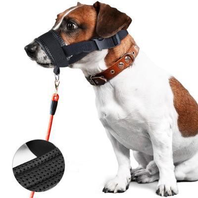 Cina Museruola regolabile respirabile del cane, museruola di nylon del cane del neoprene in vendita