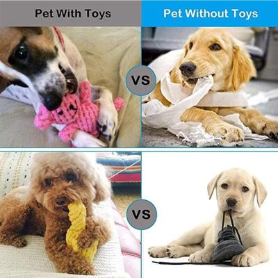 中国 相互ハンドメイドの子犬の咀嚼犬は有機性綿ロープをもてあそぶ 販売のため