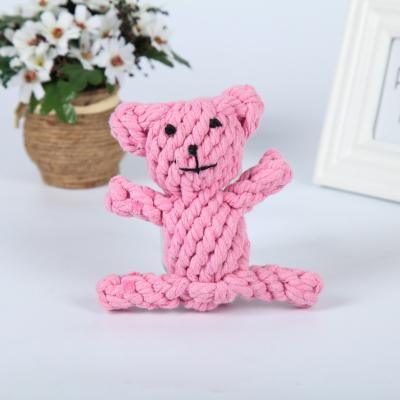 中国 相互ハンドメイドの子犬の咀嚼犬は有機性綿ロープをもてあそぶ 販売のため