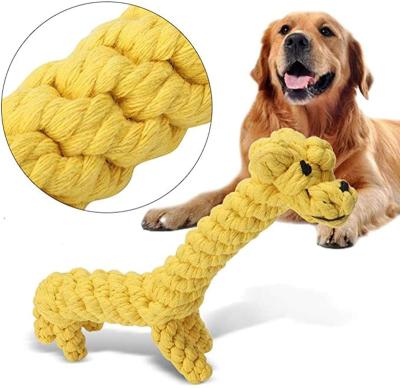 中国 相互ハンドメイドの子犬の咀嚼犬は有機性綿ロープをもてあそぶ 販売のため