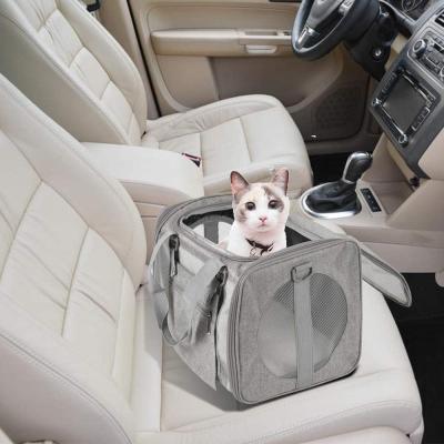 Cina cesto per cani approvato dell'aeroporto 15lbs, piccola gabbia pieghevole AJ di viaggio del cane in vendita