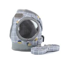 China Soft Padded Mesh Nylon Reflective Traction Neoprene Adjustable Pattern Dog Harness for sale