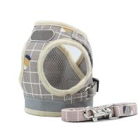 China Soft Padded Mesh Nylon Reflective Traction Neoprene Adjustable Pattern Dog Harness for sale