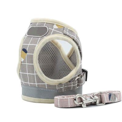China De zachte Opgevulde Uitrusting van de het Patroonhond van Mesh Nylon Reflective Traction Neoprene Regelbare Te koop
