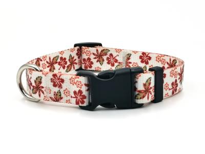 China Comfortabele Zachte Lichtgewicht het Patroon Regelbare Nylon Halsband van het douane Eenvoudige Ontwerp Te koop