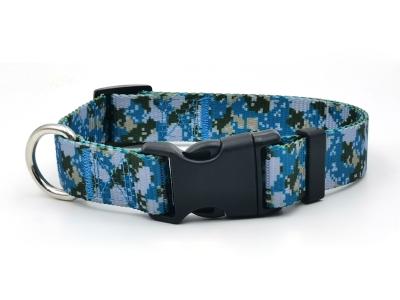 China Comfortabele Zachte Lichtgewicht het Patroon Regelbare Nylon Halsband van het douane Eenvoudige Ontwerp Te koop
