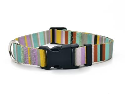 China Comfortabele Zachte Lichtgewicht het Patroon Regelbare Nylon Halsband van het douane Eenvoudige Ontwerp Te koop