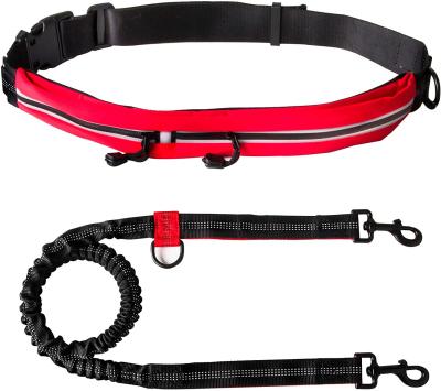 Cina Correre pareggiante facendo un'escursione il guinzaglio di media grandezza del cane della vita di Handfree di dimensione del guinzaglio riflettente elastico in vendita