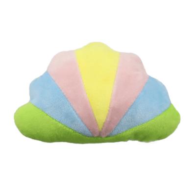 Cina La masticazione interattiva su ordinazione del cane gioca i giocattoli molli del cane di squittio della peluche di forma rosa del gelato in vendita