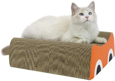 China O cartão ondulado reversível interativo do risco recicla Cat Scratching Board à venda
